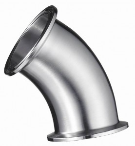 Stainless Steel Sanitary Clamp Elbow | Hygienic Tri-Clamp Elbow