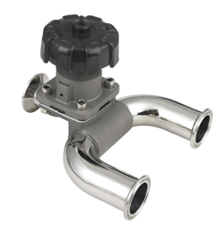 Sanitary 3 Way Diaphragm Valve | U-type Diaphragm Valve
